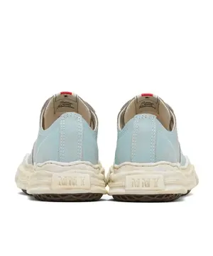 Mihara Yasuhiro Hank Distressed Low Top Sneakers - Blue