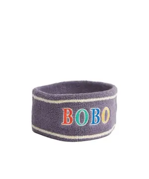 BOBO CHOSES Logo Terry Headband - Gray
