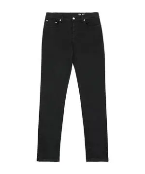 Versace Logo Straight Jeans - Black