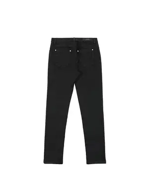 Versace Logo Straight Jeans - Black