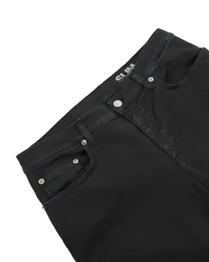 Versace Logo Straight Jeans - Black