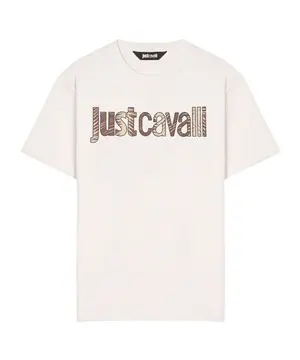 Just Cavalli Logo Print T-shirt