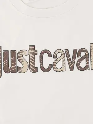 Just Cavalli Logo Print T-shirt