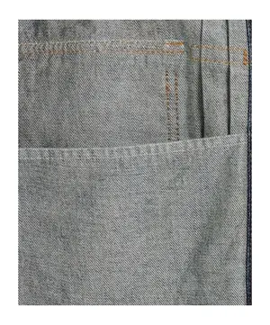 Sacai Denim Jacket With Button Detailing - Blue