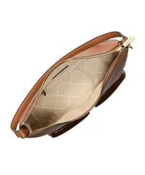 Michael Kors Merritt Large Pebbled Leather Cargo Shoulder Bag