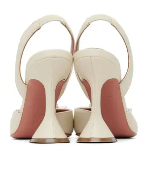 Amina Muaddi Begum 95 Sling Pointed-toe High-heeled Sandals