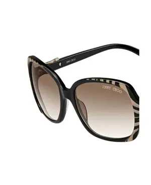 JIMMY CHOO Logo Sunglasses - Black