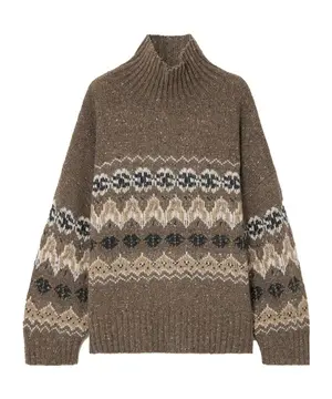 Altuzarra Wool-blend Fair Isle Turtleneck Sweater