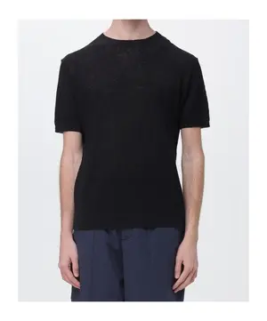 Barena Venezia V-neck Rib Knit T-shirt