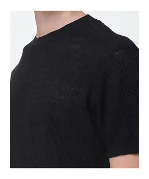 Barena Venezia V-neck Rib Knit T-shirt