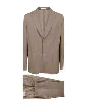 Eleventy Single-breasted Suit - Gray