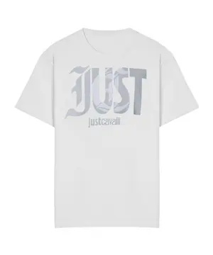 Just Cavalli Logo Print T-shirt - White