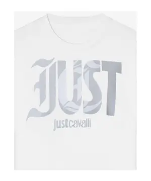 Just Cavalli Logo Print T-shirt - White