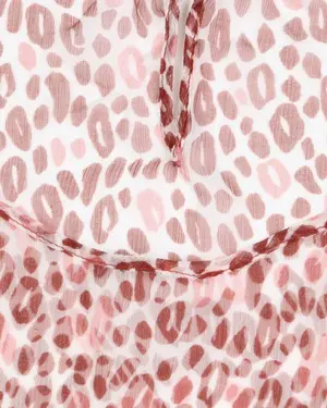 Max Mara Printed Round Neck Short Sleeve T-shirt