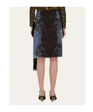 FERRAGAMO Wrap Skirt With Flower Detail