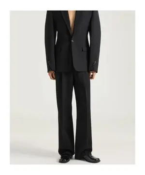 Givenchy Double Pleat Wool Trousers