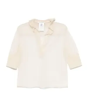 Philosophy Di Lorenzo Serafini Mesh Short Sleeve Top