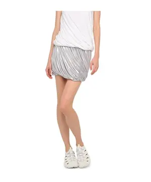 Norma Kamali Twisted Mini Skirt