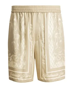 Balmain Elasticated Shorts For Men