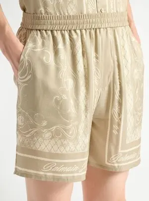 Balmain Printed Foulard Pyjama Shorts