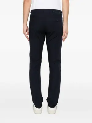 Jacob Cohen Logo-patch Straight Leg Trousers - Black