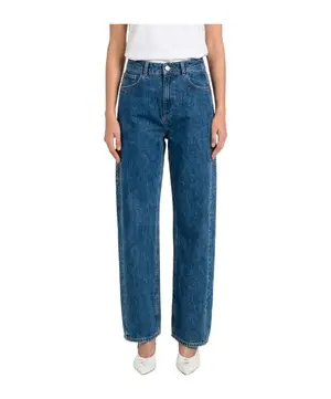 TWINSET High-waisted Embellished Jeans - Blue