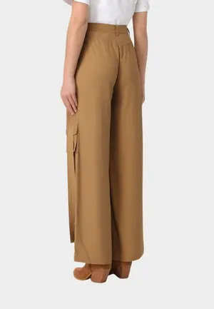 TWINSET Wide-leg Cargo Trousers