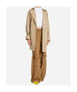 TWINSET Wide-leg Cargo Trousers