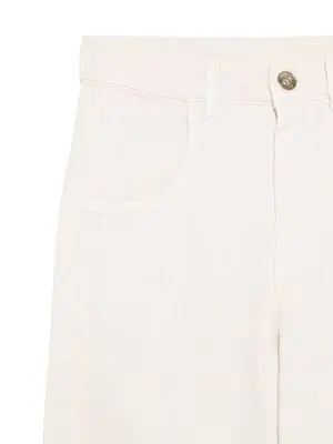Eleventy Belt Loops Trousers - White