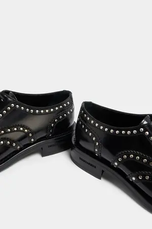 Dsquared2 Embellished Studded Classic Oxford Shoes
