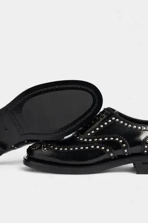Dsquared2 Embellished Studded Classic Oxford Shoes