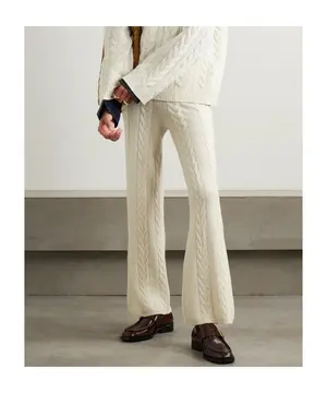 LISA YANG Twisted Knitted Tailored Pants