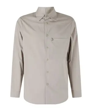 Aspesi Zip-pocket Long-sleeve Shirt