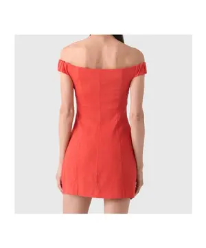 SIR. Off-the-shoulder Dress With Ruffled Sleeves