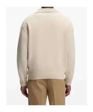 Hugo Boss Long-sleeved Collared Knitwear