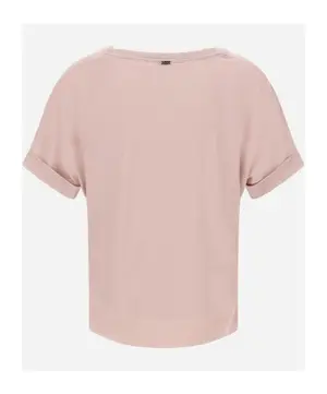 Herno Pleated Jersey T-shirt - Pink