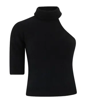ROBERTO COLLINA One-shoulder Roll-neck Sweater