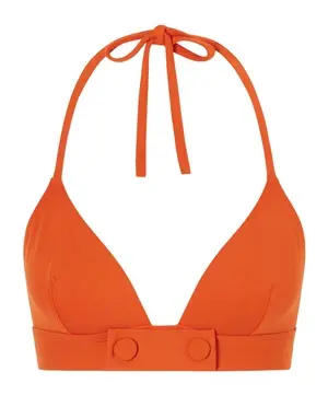 ERES Triangle Bikini Top With Halterneck - Orange