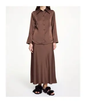 BY MALENE BIRGER Rosiannas Wide-collar Shirt