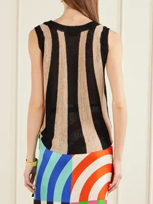 Dries Van Noten Striped Knit Sweater