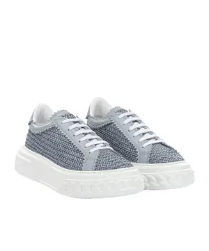 Casadei Woven Platform Low-top Sneakers
