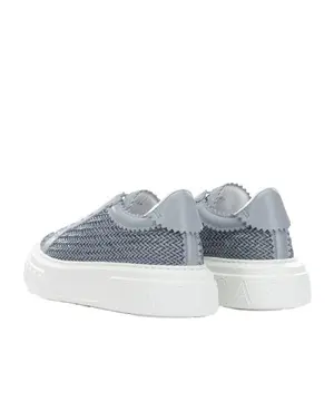 Casadei Woven Platform Low-top Sneakers