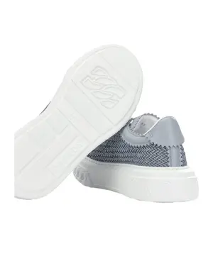 Casadei Woven Platform Low-top Sneakers