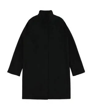 Max Mara Stand-up Collar Coat - Black