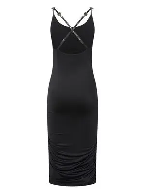 Pinko Ruched Strappy Dress