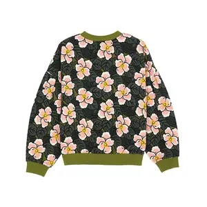 Kenzo Floral Print Long Sleeve Sweatshirt
