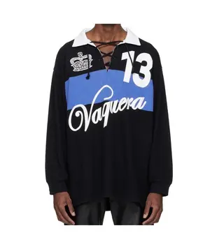 Vaquera Long-sleeves Polo Top