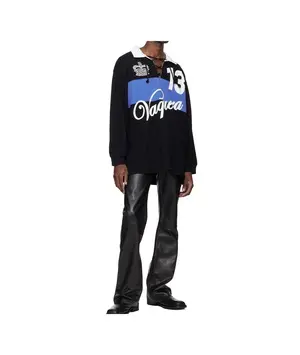 Vaquera Long-sleeves Polo Top