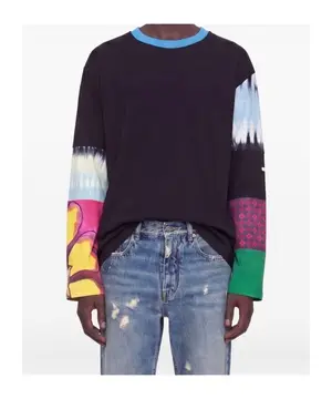Celine Long Sleeved T-shirt In Cotton Jersey