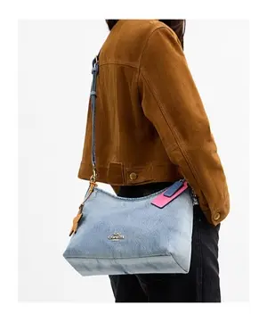 COACH Laurel Shoulder Bag With Charms - Blue